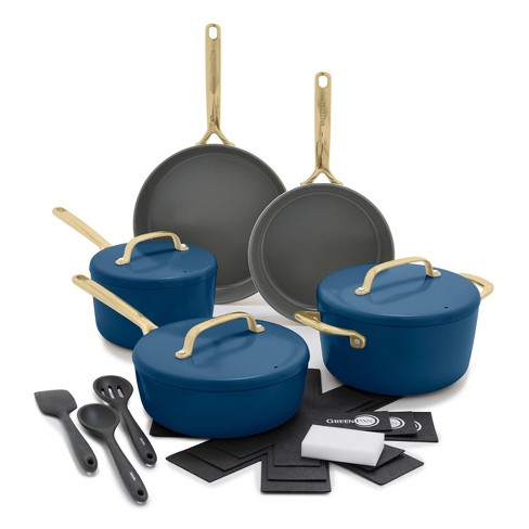 Greenpan Gp5 14pc Hard Anodized Ceramic Nonstick Cookware Set : Target