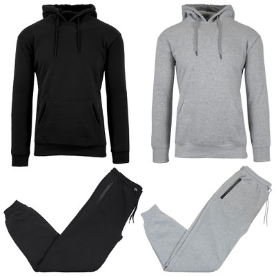 Rudolph Men's Slim Fit Fleece-lined Pullover Hoodie & Jogger 2-piece ...