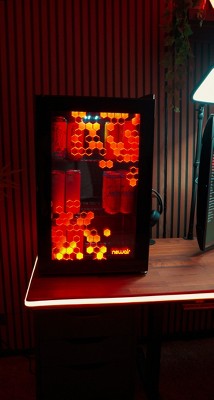 Newair Prismatic Series 85 Can Beverage Refrigerator With Rgb Hexacolor ...