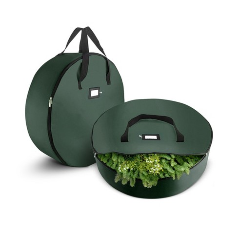 Osto Christmas Wreath Storage Bag Holder, 30x8 Inch - Tear-resistant ...