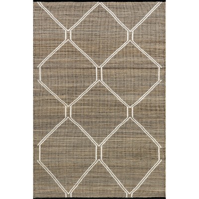 Nourison Handwoven Natural Jute Indoor Area Rug Natural 3' X Round : Target