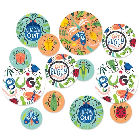 Big Dot Of Happiness Buggin' Out - Bugs Birthday Party Giant Circle ...