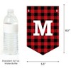 Big Dot Of Happiness Prancing Plaid - Christmas Buffalo Plaid Bunting ...