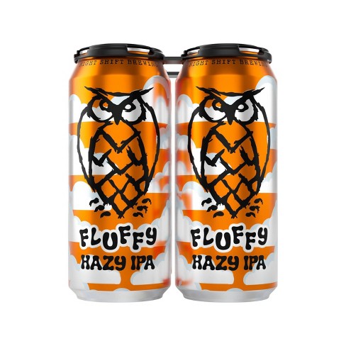 Night Shift Brewing Fluffy Hazy Ipa - 4pk/16 Fl Oz Cans : Target