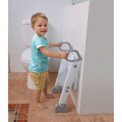 Dreambaby Step-up Toilet Topper Potty Training Seat - Gray/white : Target