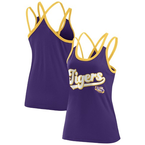 Ncaa Lsu Tigers Women's Two Tone Tank Top : Target