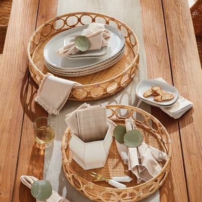 Park Designs Rattan Trays Set Of 2 : Target