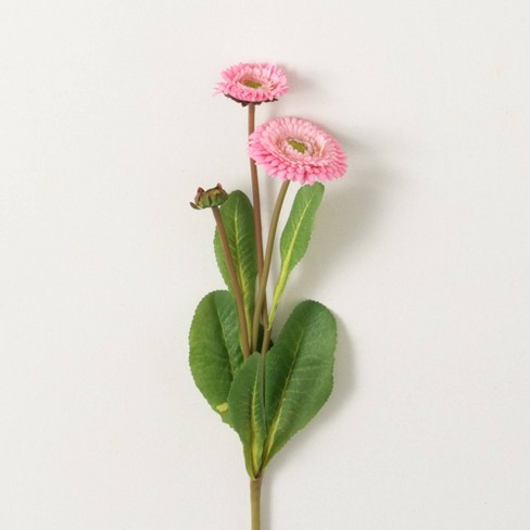Sullivans Artificial Pink Primrose Spray 4.5"l : Target