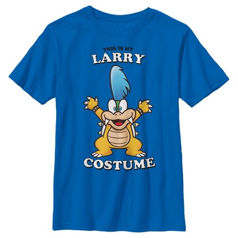 Boy's Nintendo This Is My Larry Costume T-shirt - Royal Blue - Large ...