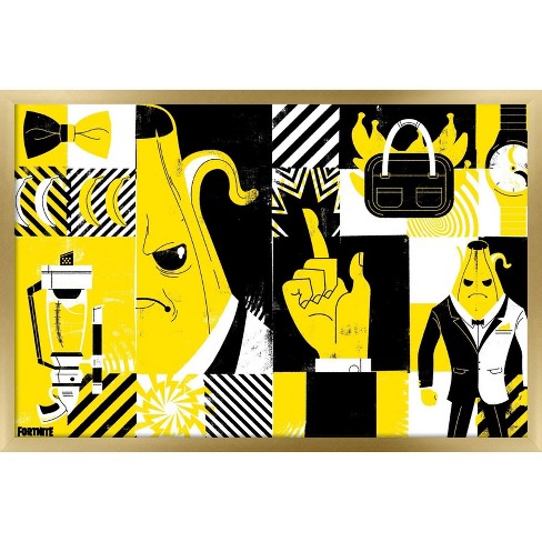 Trends International Fortnite - Peely Framed Wall Poster Prints : Target