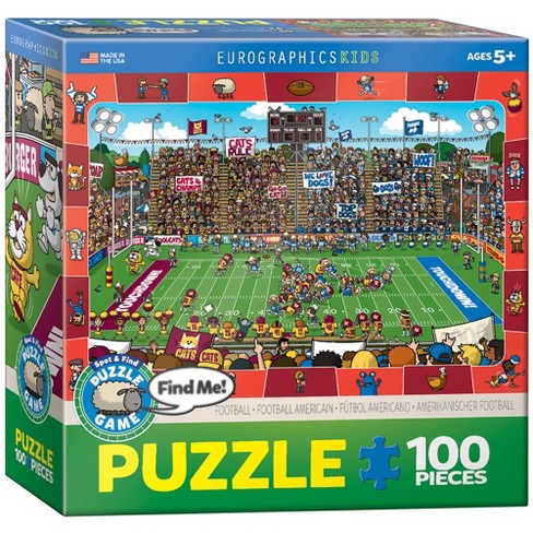 Eurographics: Spot & Find Football Puzzle, 100 Pieces : Target
