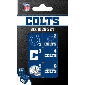 MasterPieces Officially Licensed NFL Indianapolis Colts - 6 Piece D6 ...