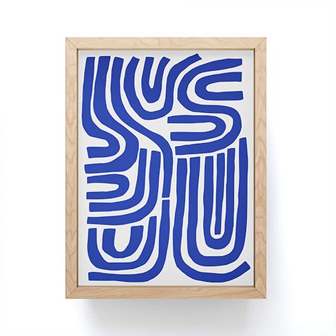 Little Dean S And U 4" X 3" Maple Framed Mini Art Print - Society6 : Target