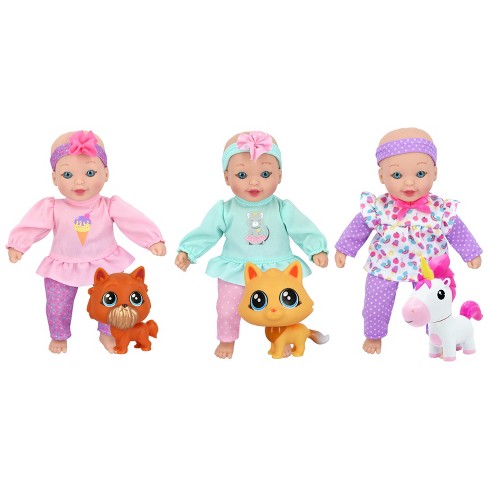 New Adventures Little Sweeties Baby Doll With Pets : Target