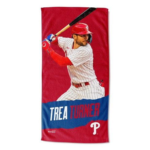 30"x60" Mlb Philadelphia Phillies 23 Trea Turner Player Printed Beach ...
