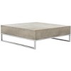 Eartha Concrete Indoor/outdoor Coffee Table - Dark Grey - Safavieh : Target