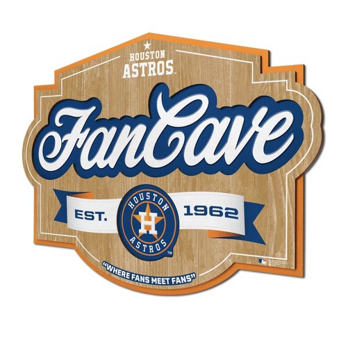 Mlb Houston Astros Fan Cave Sign : Target