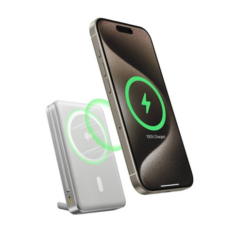 Baseus 10000mah Nomos Qi2 Magnetic Bracket Power Bank With Built-in Usb ...