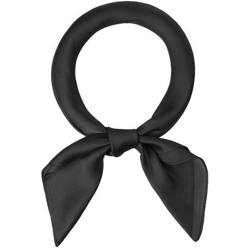 Allegra K Women's Plain Solid Color Square Neck Scarves Neckerchief ...