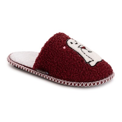 MUK LUKS Women's Punch Needle Fall Halloween Novelty Scuff Slipper ...