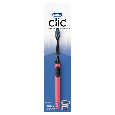 Oral-b Clic Toothbrush Ultimate Clean Replacement Brush Heads Black ...