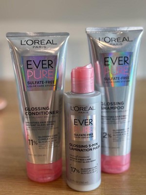L'oreal Paris Everpure Sulfate Free Hair Gloss Glossing Lamination Mask ...