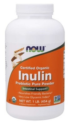 Organic Inulin Prebiotic Pure By Now Foods - 1 Lb Powder : Target