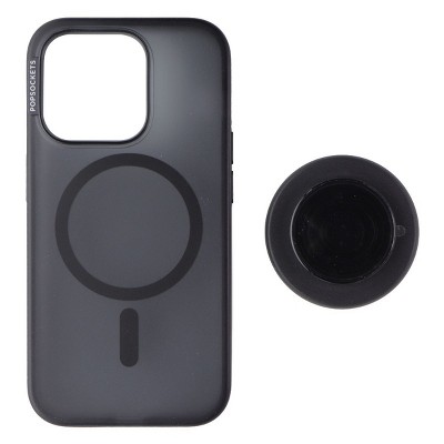 Popsockets Popcase For Magsafe For Iphone 15 Pro - Black Translucent : Target