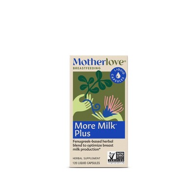 Motherlove More Milk Plus Vegan Dietary Capsules - 120ct : Target