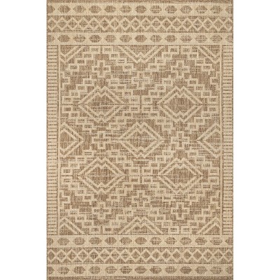 Nuloom Landry Aztec Indoor And Outdoor Area Rug, Beige, 5'x8' : Target