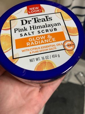 Dr Teal's Restore & Replenish Orange Scented Pink Himalayan Sea Salt ...