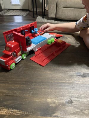 Disney And Pixar Cars Glow Racers Transforming Mack Playset : Target