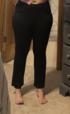 Women's High Waisted Ponte Flare Leggings With Pockets - A New Day ...