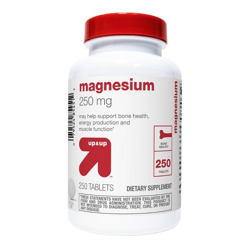 Magnesium Dietary Supplement Tablets - 250ct - Up & Up™ : Target