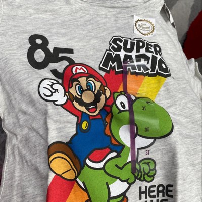 Toddler Boys' Super Mario Short Sleeve T-shirt - Beige : Target