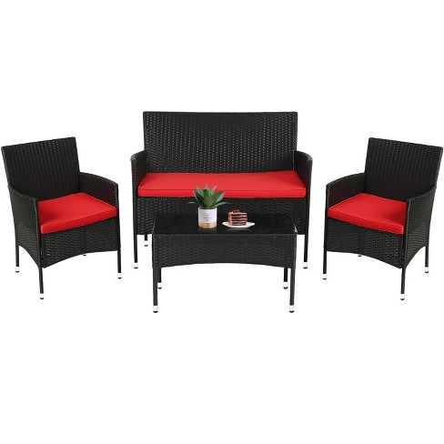 Fdw 4 Pieces Conversation Set Modular Outdoor Furniture Set Water ...