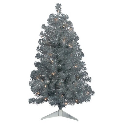 Vickerman Silver Dural Led Series Artificial Christmas Tree : Target