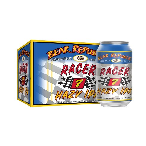 Bear Republic Racer 7 Hazy Ipa - 6pk/12 Fl Oz Cans : Target