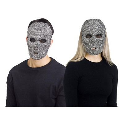 Funworld Gunpowder Bling Skull Adult Costume Mask : Target