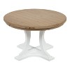 Kate And Laurel Linsley Round Wood Coffee Table, 28" Diameter, Rustic ...