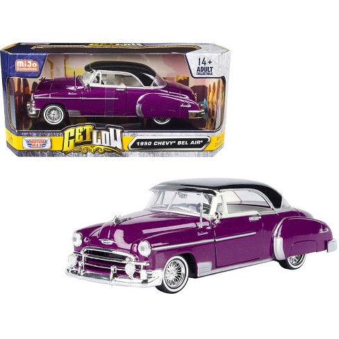 1950 Chevrolet Bel Air Lowrider Purple Metallic W/black Top & White ...