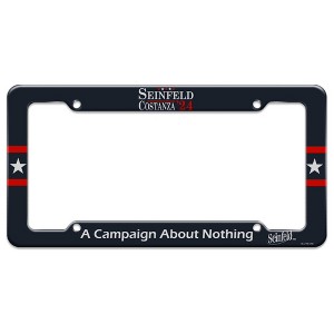 Seinfeld Constanza 24 License Plate Tag Frame : Target