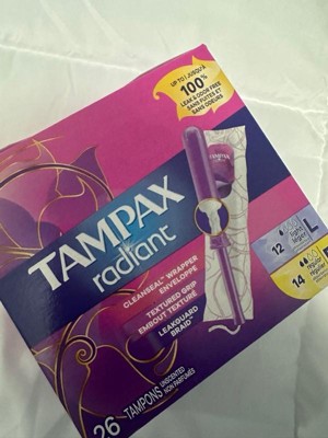 Tampax Radiant Light And Regular Duo-pack Tampons - 26ct : Target