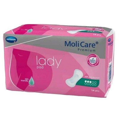Molicare Premium Lady Pads Female Incontinent Pad 5-51/2 X 13 Inch ...