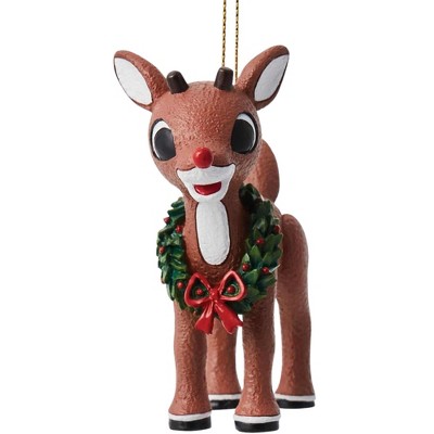 Enesco 3.25 In Rudolph Christmas Ornament Red Nosed Reindeer Tree ...