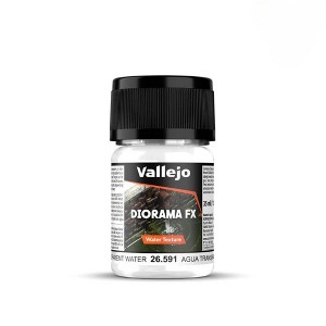 Vallejo Diorama FX Water Textures, Transparent Water 35 ml (1.18 Fl Oz ...