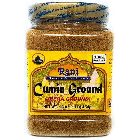 Cumin (jeera) Ground Seeds- 16oz (1lb) 454g - Rani Brand Authentic ...