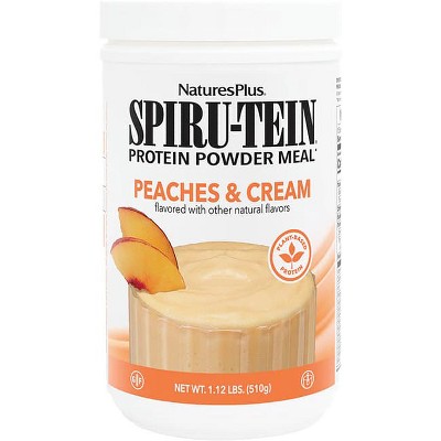 Naturesplus Spiru-tein Protein Powder Meal - Peaches & Cream 14 G ...