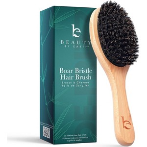 Beauty by Earth Bamboo 100% Boar Bristle Hair Brush : Target