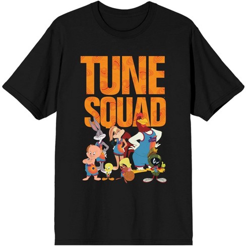 Space Jam 2: A New Legacy Tune Squad Men's Black Short Sleeve T-shirt ...